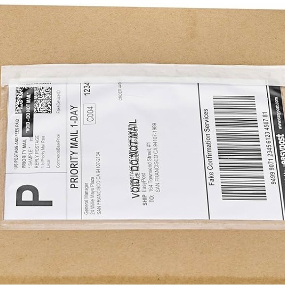 Office | 25 Count 75 X 55 Shipping Label Sleeves | Poshmark
